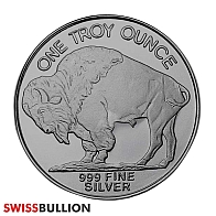 1 Ounce American Buffalo Silver Bar