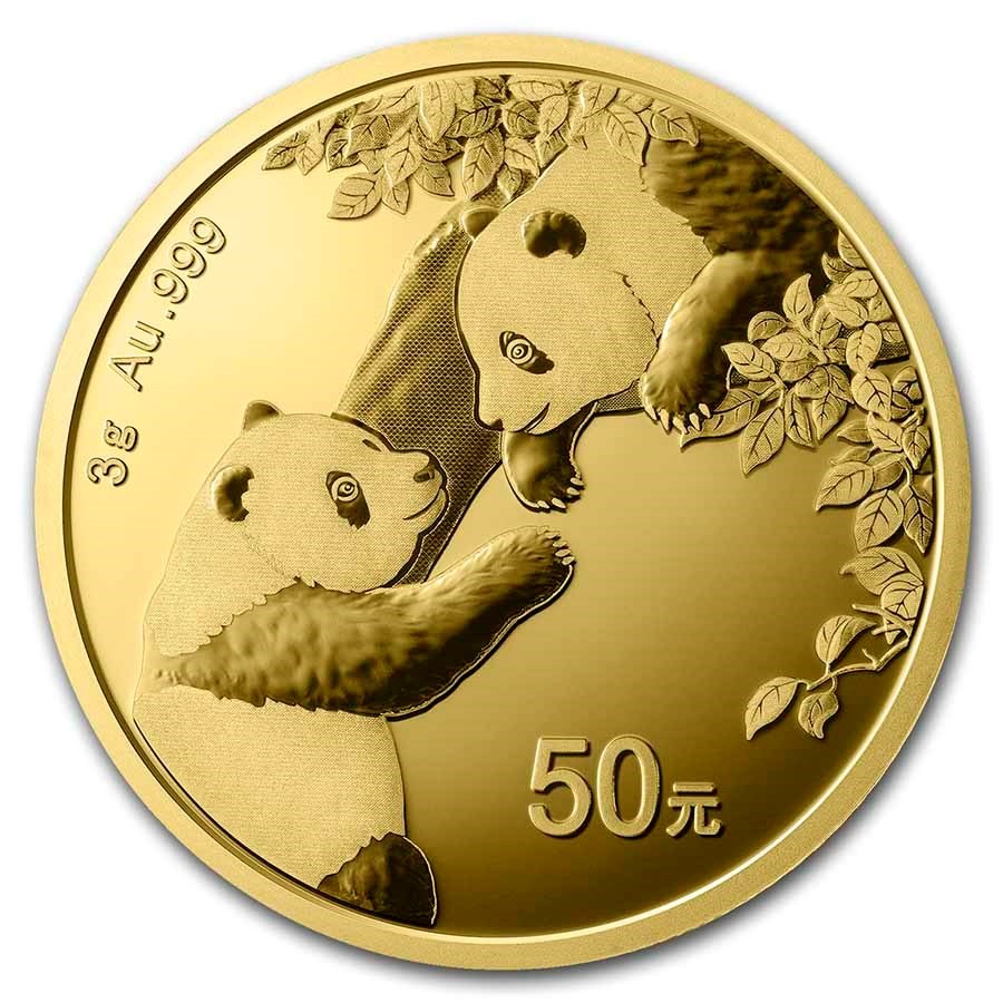 2023 Chinese Panda 3 Gram Gold Coin